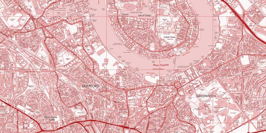 Detailed Wallpaper Map of Your Local Area