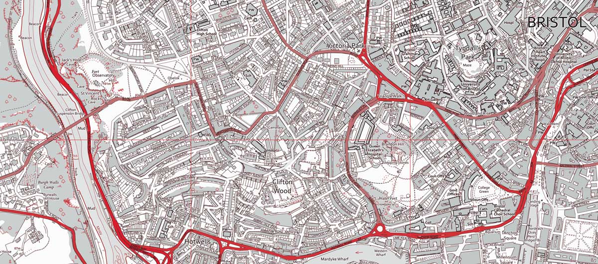 Local Map Wallpaper Displays for Estate Agents